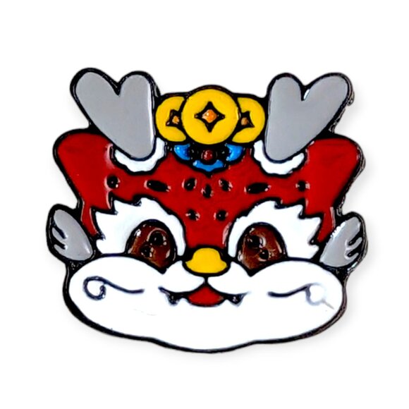 Independent | Jewelry | Cryptids Enamel Pin Chibi Red Dragon | Poshmark